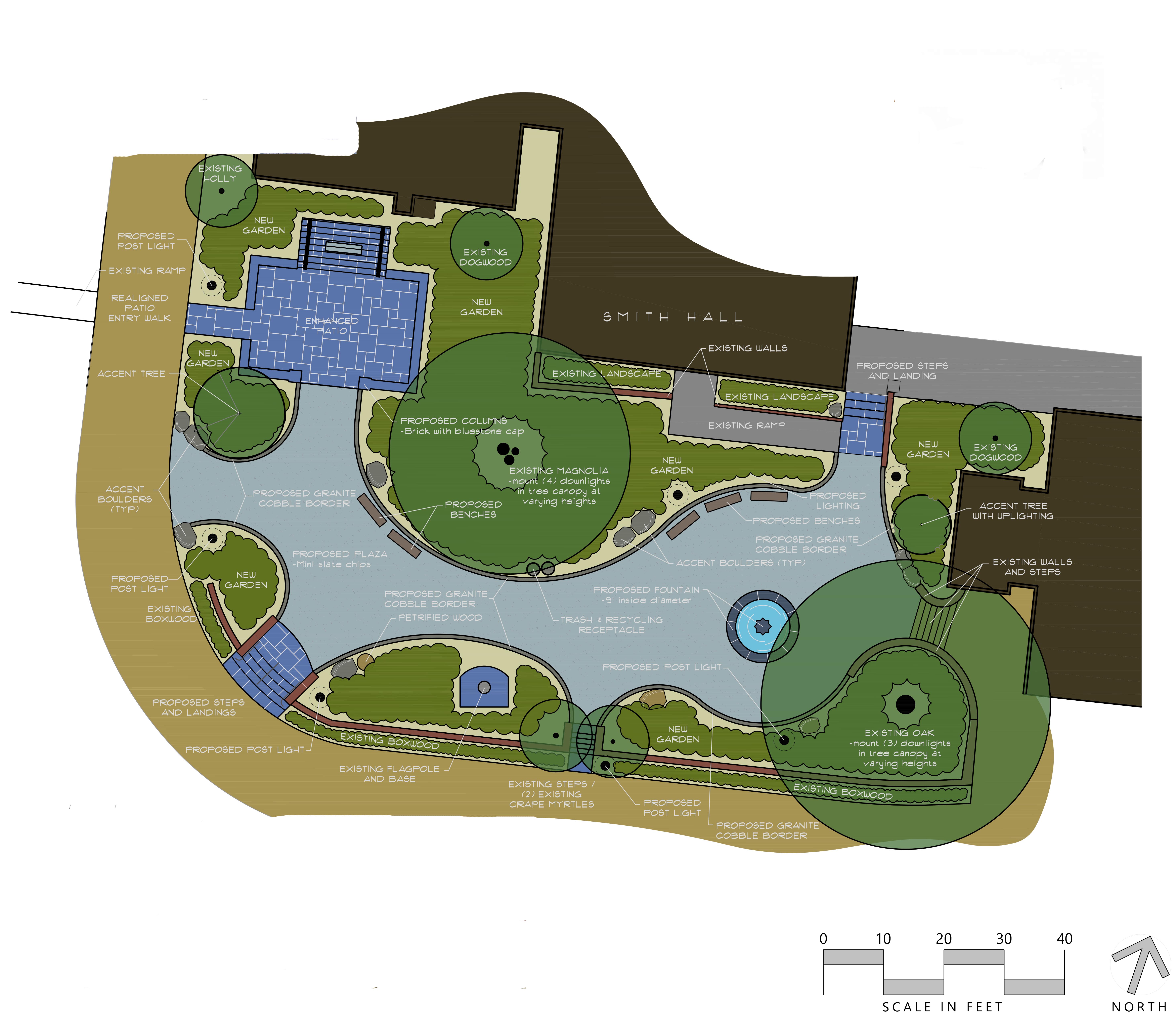 New garden to grace center of the Hill